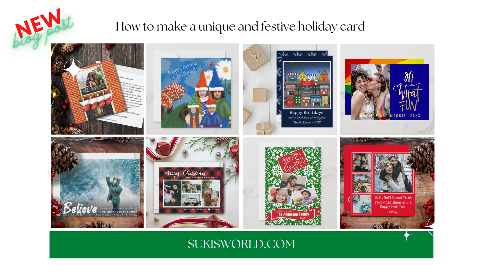 How to make a unique and festive holiday card